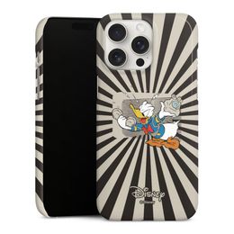 DeinDesign iPhone 15 Pro Max Handy Premium Case Smartphone Handyh&uuml;lle Schutzh&uuml;lle gl&auml;nzend Official Licensed Product Donald Duck Disney Premium Case
