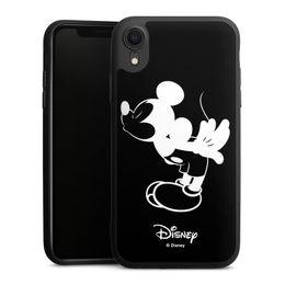 DeinDesign iPhone Xr Handy Premium Silikon H&uuml;lle Handyh&uuml;lle schwarz Case Official Licensed Product Disney Mickey Mouse Silikon Premium Case