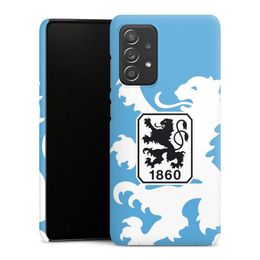 DeinDesign Galaxy A52s 5G Handy Premium Case Smartphone Handyh&uuml;lle Schutzh&uuml;lle matt Tsv 1860 M&uuml;nchen Official Licensed Product Coat Of Arms Premium Case
