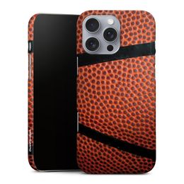 DeinDesign iPhone 16 Pro Max Handy Premium Case Smartphone Handyh&uuml;lle Schutzh&uuml;lle gl&auml;nzend Ball Sports Basketball Premium Case