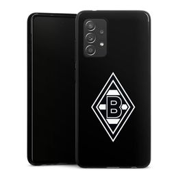 DeinDesign Galaxy A52s 5G Handy Silikon H&uuml;lle Case schwarz Handyh&uuml;lle Gladbach Borussia M&ouml;nchengladbach Coat Of Arms