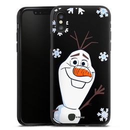 DeinDesign iPhone X Handy Silikon H&uuml;lle Case schwarz Handyh&uuml;lle Disney Frozen 2 Frozen Olaf