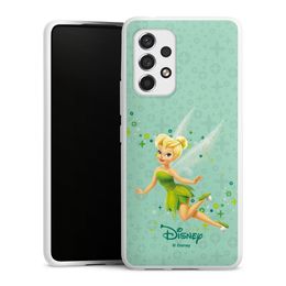 DeinDesign Galaxy A53 5G Handy Silikon H&uuml;lle Case wei&szlig; Handyh&uuml;lle Official Licensed Product Disney Tinkerbells Silikon Case