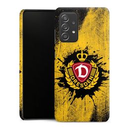 DeinDesign Galaxy A52s 5G Handy Premium Case Smartphone Handyh&uuml;lle Schutzh&uuml;lle matt Sg Dynamo Dresden Soccer Official Licensed Product Premium Case