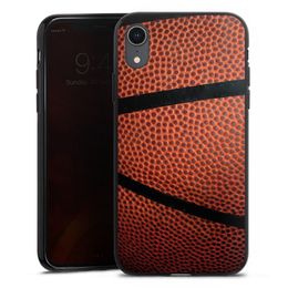 DeinDesign iPhone Xr Handy Silikon H&uuml;lle Case schwarz Handyh&uuml;lle Ball Sports Basketball