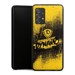 DeinDesign Galaxy A52s 5G Handy Silikon H&uuml;lle Case schwarz Handyh&uuml;lle Logo Sg Dynamo Dresden Official Licensed Product