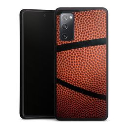 DeinDesign Galaxy S20 FE 5G Handy Premium Silikon H&uuml;lle Handyh&uuml;lle schwarz Case Ball Sports Basketball Silikon Premium Case
