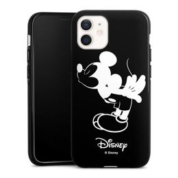 DeinDesign iPhone 12 mini Handy Silikon H&uuml;lle Case schwarz Handyh&uuml;lle Official Licensed Product Disney Mickey Mouse