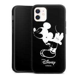 DeinDesign iPhone 12 mini Handy Premium Silikon H&uuml;lle Handyh&uuml;lle schwarz Case Official Licensed Product Disney Mickey Mouse Silikon Premium Case