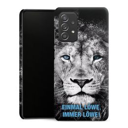 DeinDesign Galaxy A52s 5G Handy Premium Case Smartphone Handyh&uuml;lle Schutzh&uuml;lle matt Tsv 1860 M&uuml;nchen Lion Official Licensed Product Premium Case