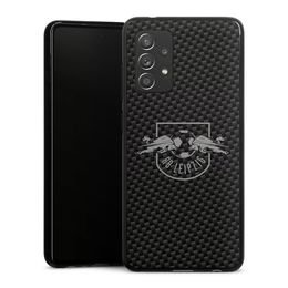 DeinDesign Galaxy A52s 5G Handy Silikon H&uuml;lle Case schwarz Handyh&uuml;lle Carbon Metallic Look Rb Leipzig