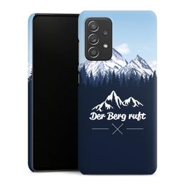 DeinDesign Galaxy A52s 5G Handy Premium Case Smartphone Handyh&uuml;lle Schutzh&uuml;lle matt Wanderlust Sky Mountain Premium Case