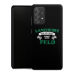 DeinDesign Galaxy A52s 5G Handy Premium Case Smartphone Handyh&uuml;lle Schutzh&uuml;lle matt Farmer Wisdom Tractor Premium Case