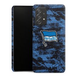 DeinDesign Galaxy A52s 5G Handy Premium Case Smartphone Handyh&uuml;lle Schutzh&uuml;lle matt Flag Logo Hertha Bsc Premium Case