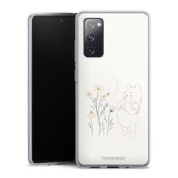 DeinDesign Galaxy S20 FE 5G Handy Silikon H&uuml;lle Case transparent Handyh&uuml;lle Disney Winnie The Pooh Bee Silikon Case