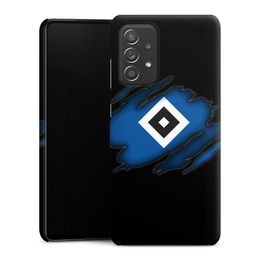 DeinDesign Galaxy A52s 5G Handy Premium Case Smartphone Handyh&uuml;lle Schutzh&uuml;lle matt Official Licensed Product Hsv Hamburger Sv Premium Case
