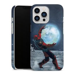 DeinDesign iPhone 13 Pro Handy Premium Case Smartphone Handyh&uuml;lle Schutzh&uuml;lle matt Moon Marvel Deadpool Premium Case