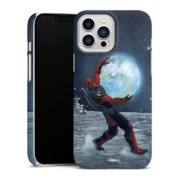 DeinDesign iPhone 13 Pro Max Handy Premium Case Smartphone Handyh&uuml;lle Schutzh&uuml;lle matt Moon Marvel Deadpool Premium Case