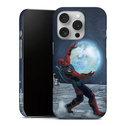 DeinDesign iPhone 16 Pro Handy Premium Case Smartphone Handyh&uuml;lle Schutzh&uuml;lle matt Moon Marvel Deadpool Premium Case