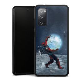 DeinDesign Galaxy S20 FE 5G Handy Silikon H&uuml;lle Case schwarz Handyh&uuml;lle Marvel Moon Deadpool
