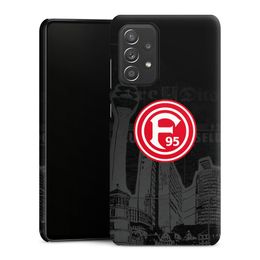 DeinDesign Galaxy A52s 5G Handy Premium Case Smartphone Handyh&uuml;lle Schutzh&uuml;lle matt Official Licensed Product Logo Fortuna D&uuml;sseldorf Premium Case