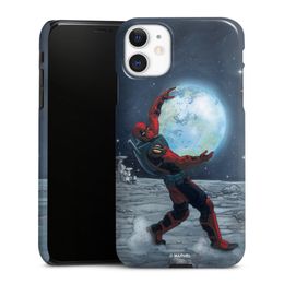 DeinDesign iPhone 11 Handy Premium Case Smartphone Handyh&uuml;lle Schutzh&uuml;lle gl&auml;nzend Marvel Moon Deadpool Premium Case
