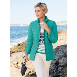 WITT Damen Steppjacke mit abzippbaren &Auml;rmeln, smaragd, Gr&ouml;&szlig;e 36