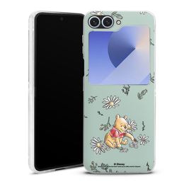 DeinDesign Galaxy Z Flip 6 Handy Hard Case Schutzh&uuml;lle transparent Smartphone Handy H&uuml;lle Disney Official Licensed Product Winnie The Pooh Hard Case
