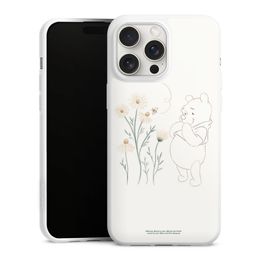 DeinDesign iPhone 15 Pro Max Handy Silikon H&uuml;lle Case wei&szlig; Handyh&uuml;lle Disney Bee Winnie The Pooh Silikon Case