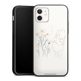 DeinDesign iPhone 12 Handy Premium Silikon H&uuml;lle Handyh&uuml;lle schwarz Case Disney Bee Winnie The Pooh Silikon Premium Case