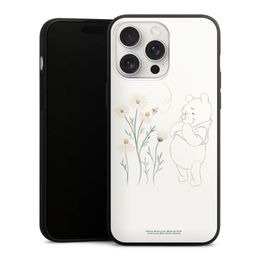 DeinDesign iPhone 15 Pro Max Handy Premium Silikon H&uuml;lle Handyh&uuml;lle schwarz Case Disney Bee Winnie The Pooh Silikon Premium Case