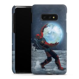 DeinDesign Galaxy S10e Handy Premium Case Smartphone Handyh&uuml;lle Schutzh&uuml;lle matt Moon Marvel Deadpool Premium Case