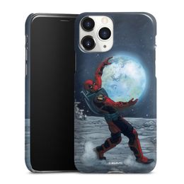 DeinDesign iPhone 11 Pro Handy Premium Case Smartphone Handyh&uuml;lle Schutzh&uuml;lle gl&auml;nzend Marvel Moon Deadpool Premium Case