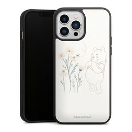 DeinDesign iPhone 13 Pro Max Handy Premium Silikon H&uuml;lle Handyh&uuml;lle schwarz Case Disney Bee Winnie The Pooh Silikon Premium Case