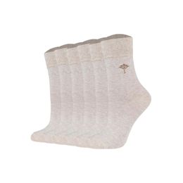 JOOP! Kurzsocken JOOP "Socken Women for your daily glam cotton Socks 6p 6er Pack", Damen, Gr. 39-42, beige (naturmelange), Obermaterial: 88% Baumwolle CO. 9% Polyamid PA. 3% Elasthan EL., Socken