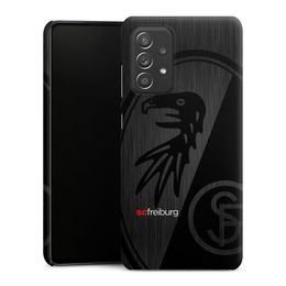 DeinDesign Galaxy A52s 5G Handy Premium Case Smartphone Handyh&uuml;lle Schutzh&uuml;lle matt Sc Freiburg Official Licensed Product Metallic Look Premium Case