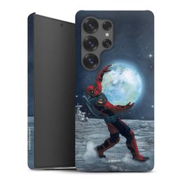 DeinDesign Galaxy S25 Ultra Handy Premium Case Smartphone Handyh&uuml;lle Schutzh&uuml;lle matt Moon Marvel Deadpool Premium Case