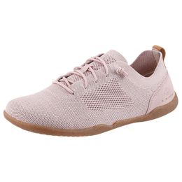 Barfu&szlig;schuh Josef Seibel "Cassandra 08", Damen, Gr. 38, rosa, Leder, Textil, meliert, Schuhe Barfu&szlig;schuh, Bequemschuh, Slip On-Sneaker in Komfortweite G (=weit)