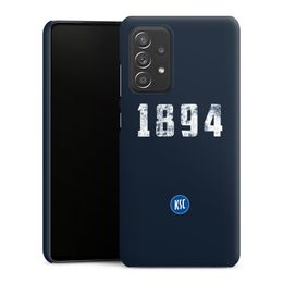 DeinDesign Galaxy A52s 5G Handy Premium Case Smartphone Handyh&uuml;lle Schutzh&uuml;lle matt Karlsruher Sc Ksc Bundesliga Premium Case