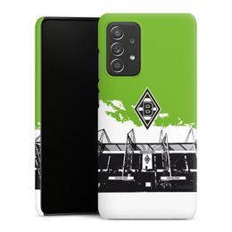 DeinDesign Galaxy A52s 5G Handy Premium Case Smartphone Handyh&uuml;lle Schutzh&uuml;lle matt Borussia M&ouml;nchengladbach Merchandise Stadium Premium Case