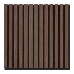 House Nordic Akustikpaneel Walnuss Look 52 x 2,2 x 52 cm skandinavische Deko Online Shop
