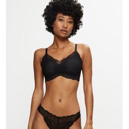 B&uuml;gelloser BH Triumph "Lift Smart P EX", Damen, Gr. 1, N-Gr, schwarz, Spitze, Obermaterial: 47% Polyamid, 29% Polyester, 24% Elasthan, unifarben, BHs, mit Stretch-Spitze und Push-Up-Effekt