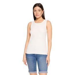 T-Shirt Cartoon "Damen mit Rundhalsausschnitt", Damen, Gr. 34, rohwei&szlig;, Obermaterial: 95% Baumwolle, 05% Elasthan, loose fit normal, Rundhals, Shirts T-Shirt