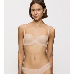 Balconette-BH Triumph "Body Make-Up Essentials", Damen, Gr. 80, Cup B, beige, Microtouch, Obermaterial: 48% Polyamid, 32% Polyester, 11% Elasthan, 9% sonstige Fasern, Basic, BHs Balconette-BH, Stretch-Spitze, Multiway-Tr&auml;ger abnehmbar, weich, feminin