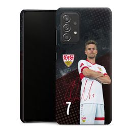 DeinDesign Galaxy A52s 5G Handy Premium Case Smartphone Handyh&uuml;lle Schutzh&uuml;lle matt Official Licensed Product Maximilian Mittelst&auml;dt Vfb Stuttgart Premium Case