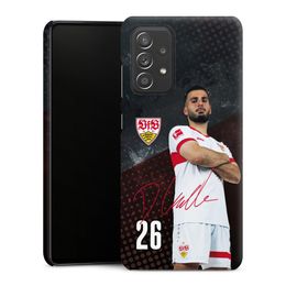 DeinDesign Galaxy A52s 5G Handy Premium Case Smartphone Handyh&uuml;lle Schutzh&uuml;lle matt Vfb Stuttgart Official Licensed Product Deniz Undav Premium Case