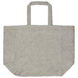 IB Laursen Wattierte Tasche aus Baumwolle weiss dunkelgrau gestreift skandinavische Deko Online Shop