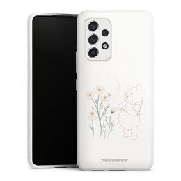 DeinDesign Galaxy A53 5G Handy Silikon H&uuml;lle Case wei&szlig; Handyh&uuml;lle Disney Winnie The Pooh Bee Silikon Case