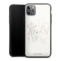 DeinDesign iPhone 11 Pro Max Handy Premium Silikon H&uuml;lle Handyh&uuml;lle schwarz Case Disney Winnie The Pooh Bee Silikon Premium Case