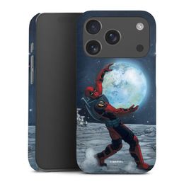 DeinDesign iPhone 17 Pro Handy Premium Case Smartphone Handyh&uuml;lle Schutzh&uuml;lle matt Moon Marvel Deadpool Premium Case